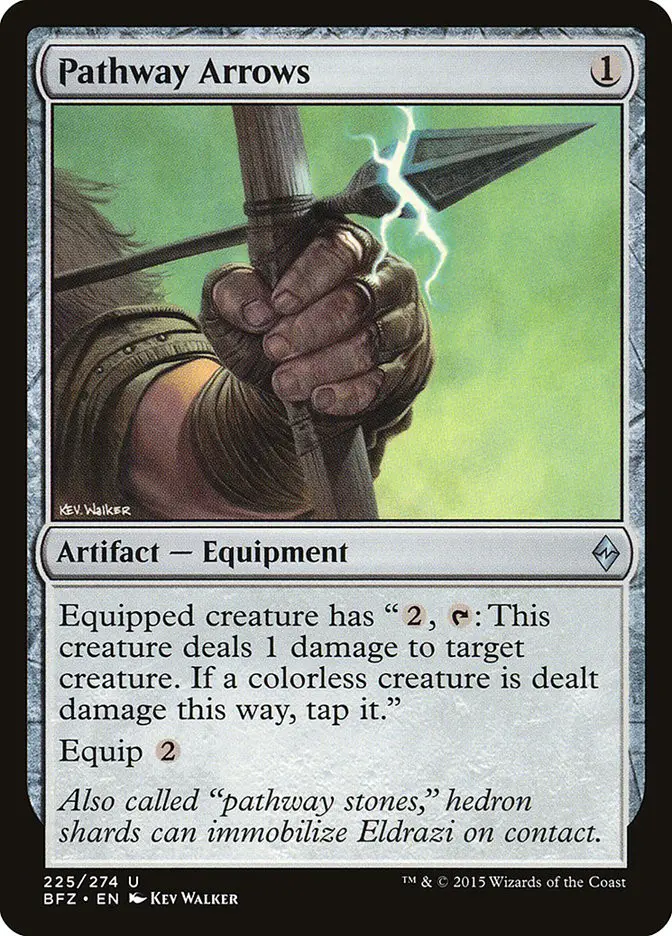 Pathway Arrows • Artifact — Equipment (Battle for Zendikar) - MTG Assist