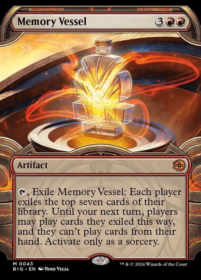 Memory Vessel • Artifact (The Big Score) - MTG Assist
