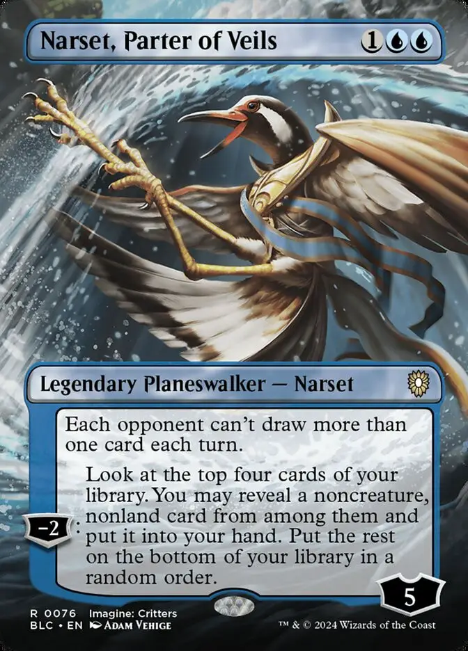Narset, Parter of Veils • Legendary Planeswalker — Narset (Bloomburrow ...