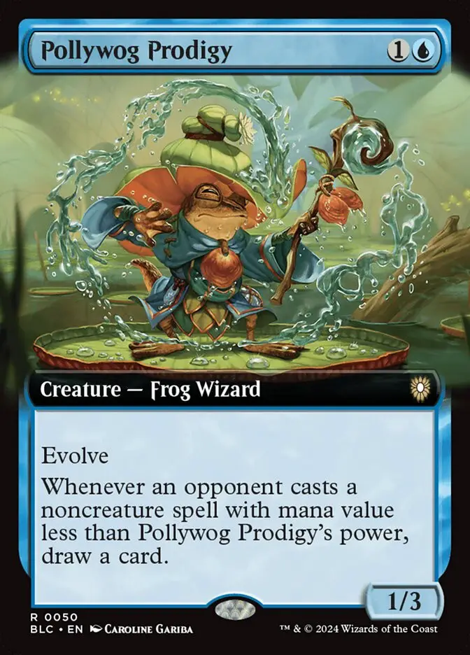 Pollywog Prodigy • Creature — Frog Wizard (Bloomburrow Commander) - MTG ...