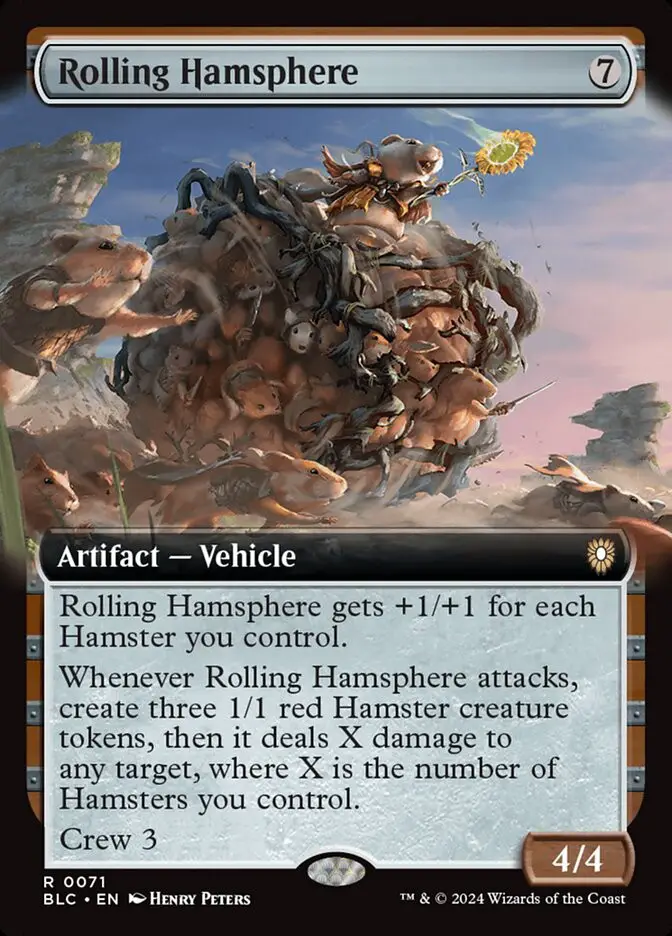 Rolling Hamsphere • Artifact — Vehicle (Bloomburrow Commander) - MTG Assist