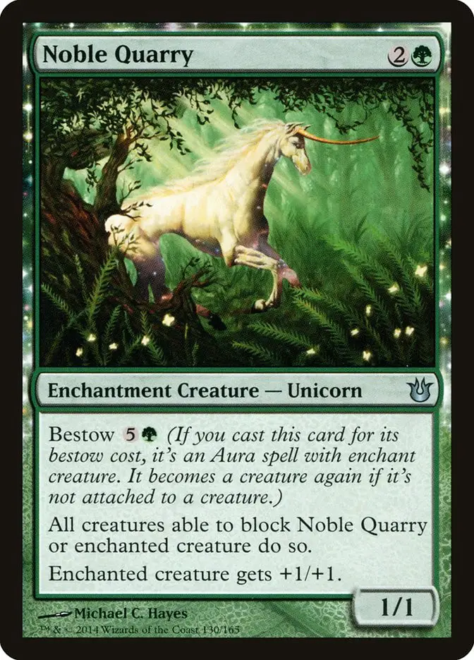 Noble Quarry • Enchantment Creature — Unicorn (Born of the Gods) - MTG ...