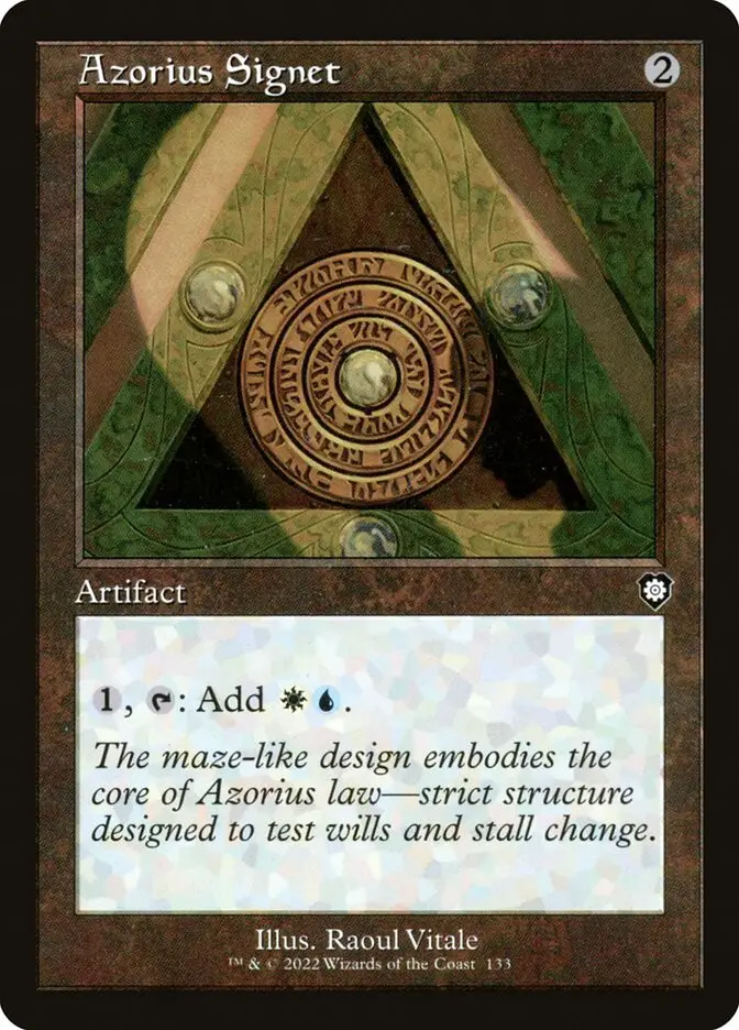 Azorius Signet • Artifact (The Brothers' War Commander) - MTG Assist