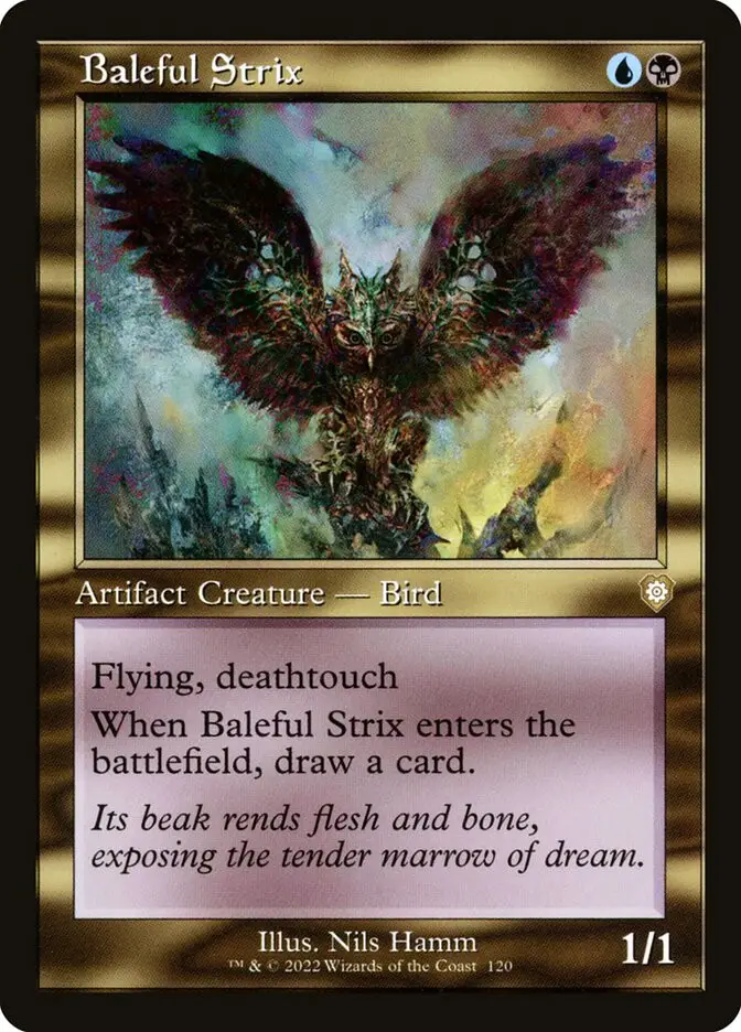 Baleful Strix • Artifact Creature — Bird (The Brothers' War Commander ...