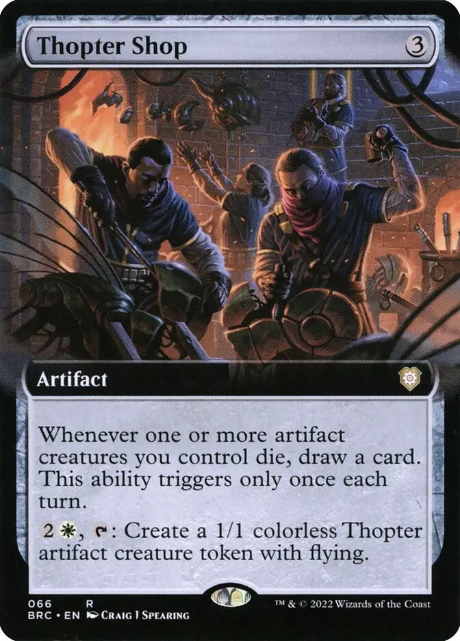 Thopter Shop • Artifact (The Brothers' War Commander) - MTG Assist