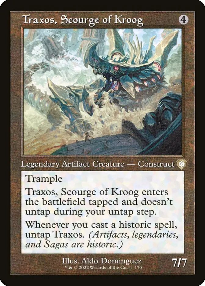 Traxos, Scourge of Kroog • Legendary Artifact Creature — Construct (The ...