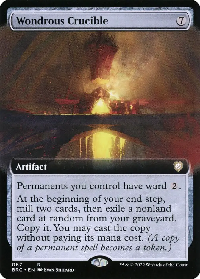 Wondrous Crucible • Artifact (The Brothers' War Commander) - MTG Assist