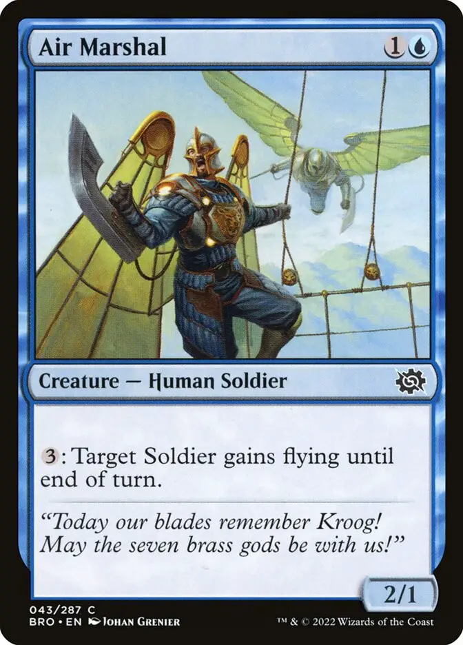 Air Marshal • Creature — Human Soldier (The Brothers' War) - MTG Assist