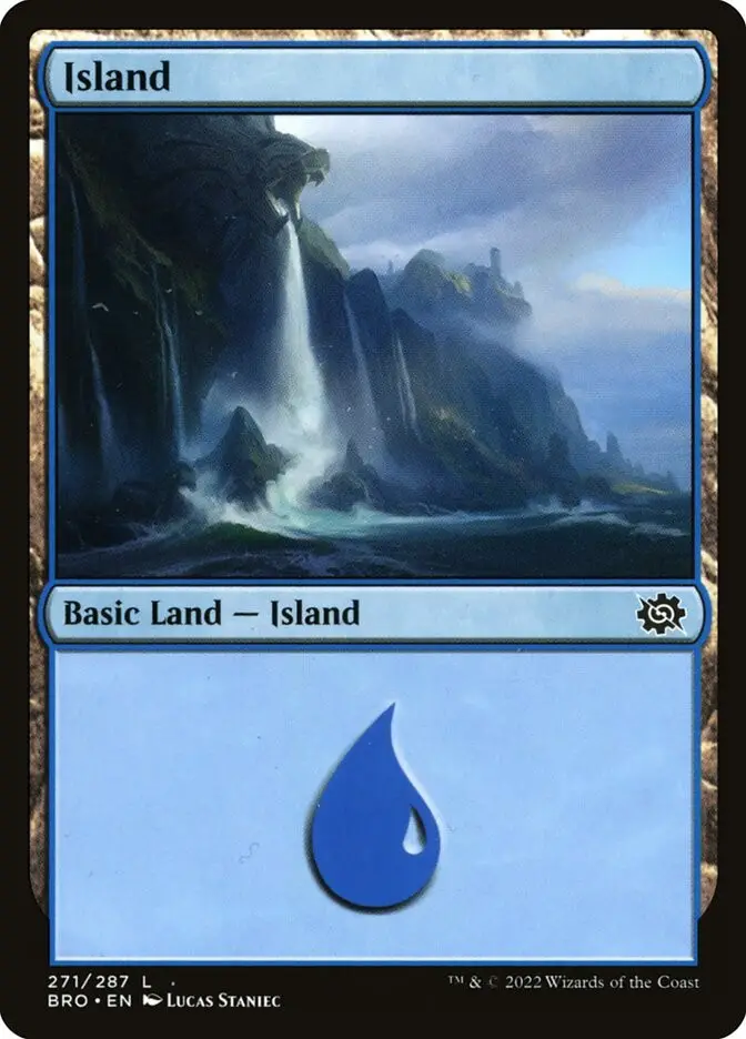 Island • Basic Land — Island (The Brothers' War) - MTG Assist