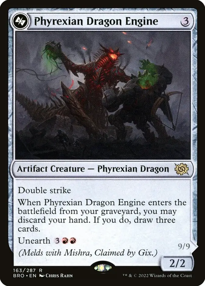 Phyrexian Dragon Engine • Artifact Creature — Phyrexian Dragon (The ...