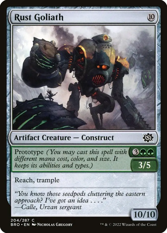 Rust Goliath • Artifact Creature — Construct (The Brothers' War) - MTG ...