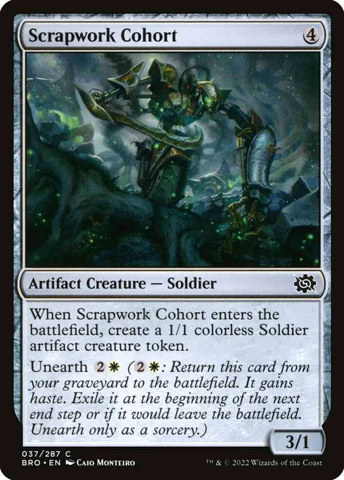 Scrapwork Cohort • Artifact Creature — Soldier (The Brothers' War ...
