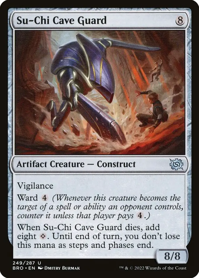 Su-Chi Cave Guard • Artifact Creature — Construct (The Brothers' War ...