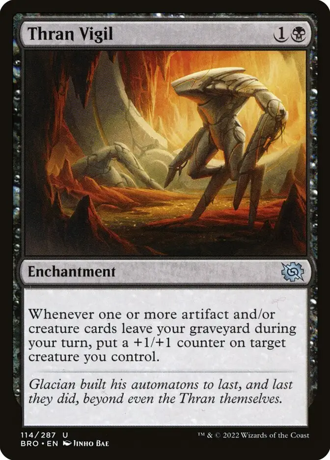 Thran Vigil • Enchantment (The Brothers' War) - MTG Assist