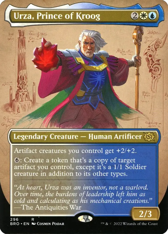 Urza, Prince of Kroog • Legendary Creature — Human Artificer (The ...