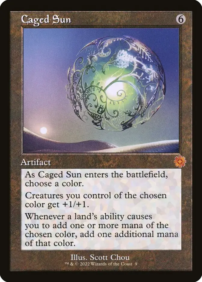 Caged Sun • Artifact (The Brothers' War Retro Artifacts) - MTG Assist