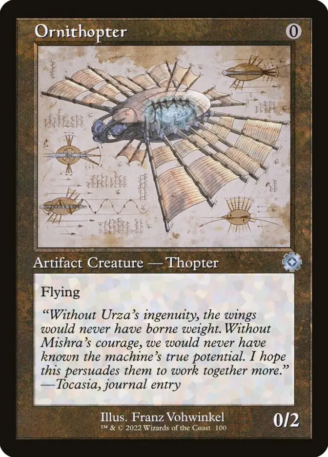 Ornithopter • Artifact Creature — Thopter (The Brothers' War Retro ...