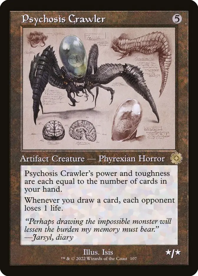 Psychosis Crawler • Artifact Creature — Phyrexian Horror (The Brothers ...