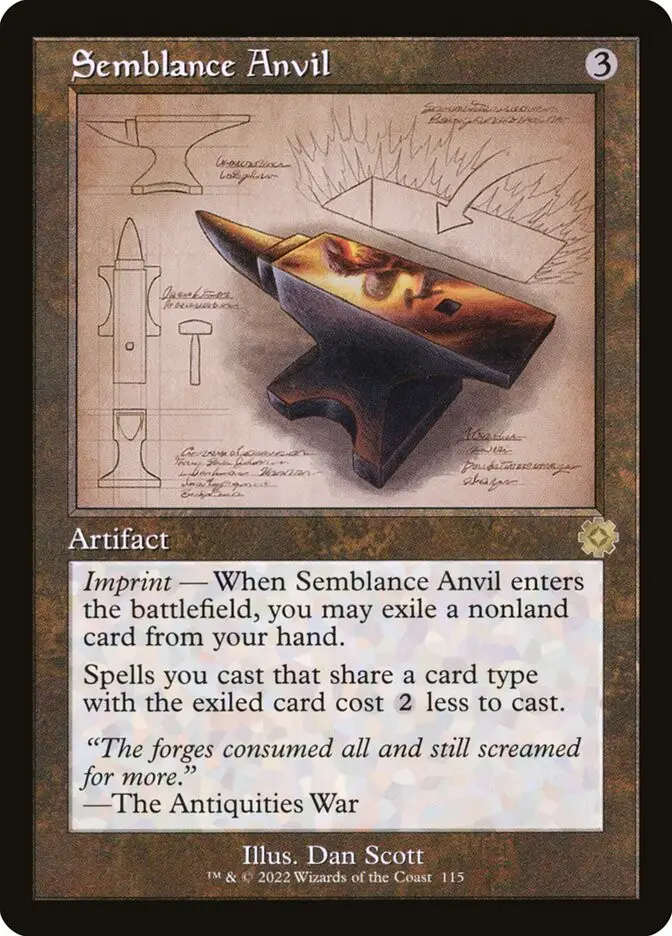 Semblance Anvil • Artifact (The Brothers' War Retro Artifacts) - MTG Assist
