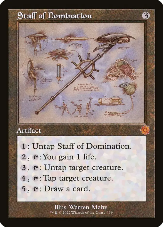 Staff of Domination • Artifact (The Brothers' War Retro Artifacts ...