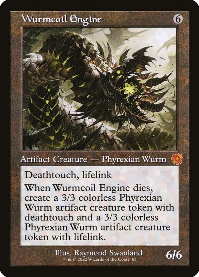 Wurmcoil Engine • Artifact Creature — Phyrexian Wurm (The Brothers' War ...