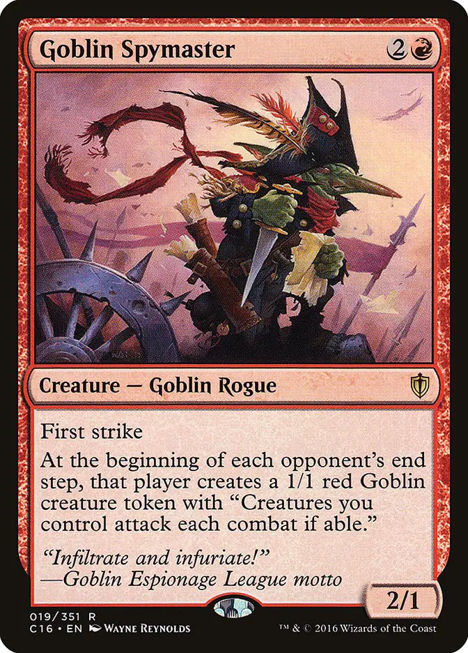 Goblin Spymaster • Creature — Goblin Rogue (Commander 2016) - MTG Assist