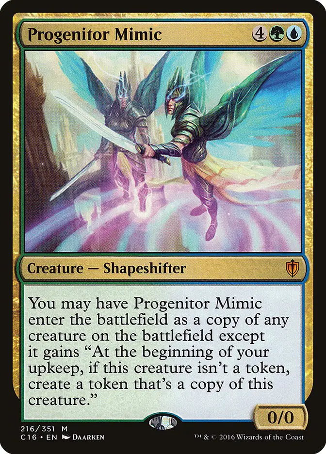 Progenitor Mimic • Creature — Shapeshifter (Commander 2016) - MTG Assist