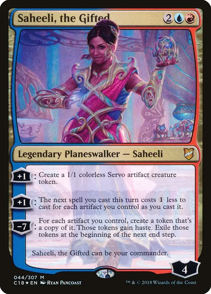 Saheeli, the Gifted • Legendary Planeswalker — Saheeli (Commander 2018 ...