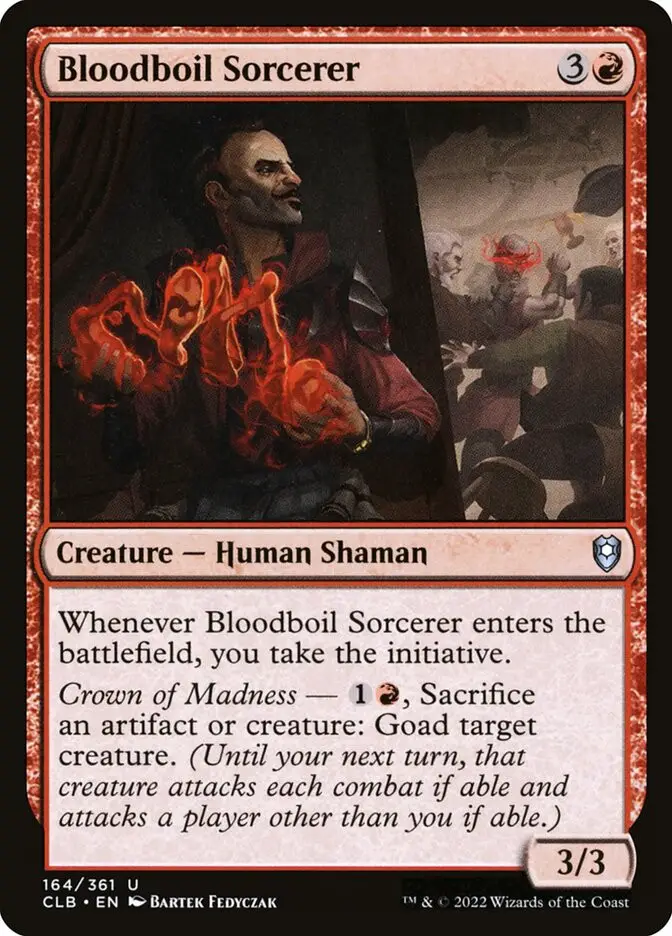 Bloodboil Sorcerer • Creature — Human Shaman (Commander Legends: Battle ...