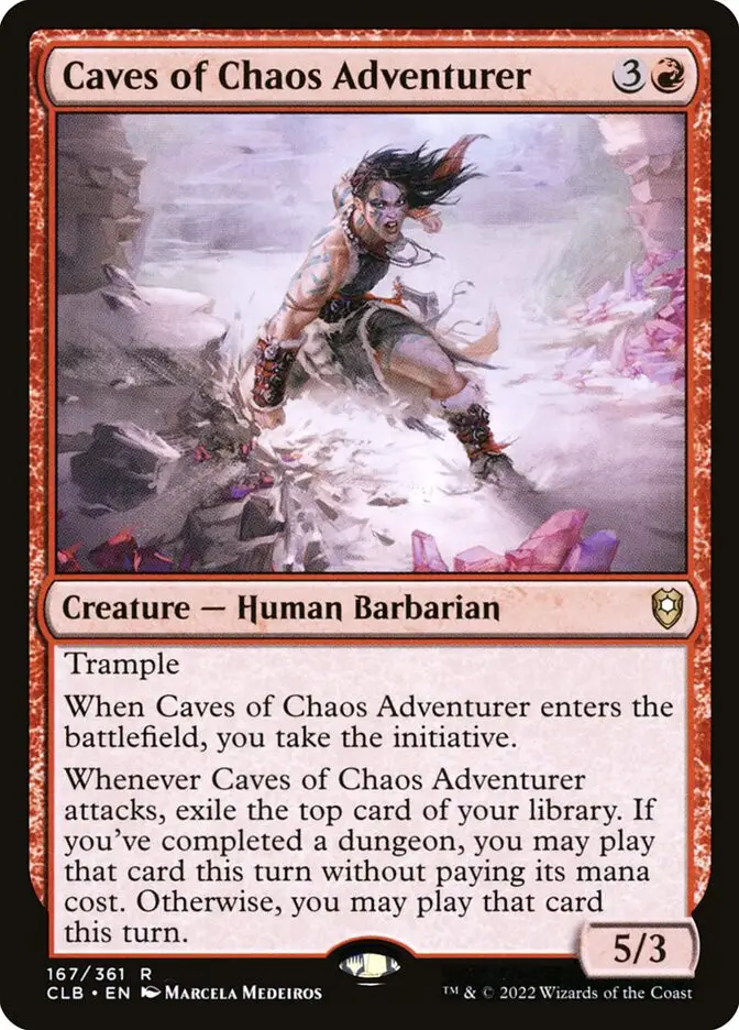 Caves of Chaos Adventurer • Creature — Human Barbarian (Commander ...