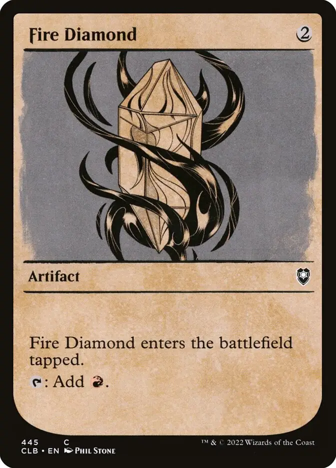 Fire Diamond • Artifact (Commander Legends: Battle for Baldur's Gate ...