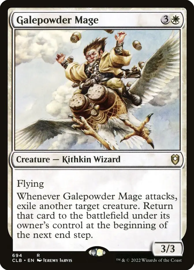Galepowder Mage • Creature — Kithkin Wizard (Commander Legends: Battle ...