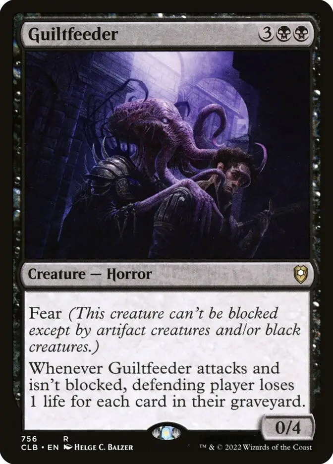 Guiltfeeder • Creature — Horror (Commander Legends: Battle for Baldur's ...