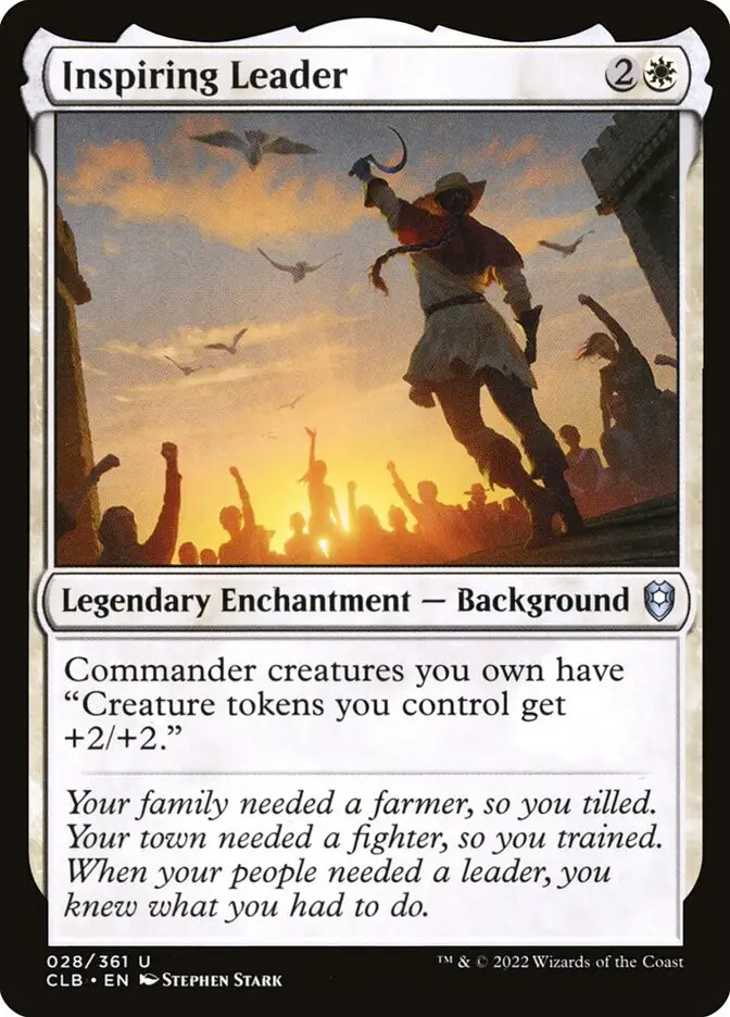 Inspiring Leader • Legendary Enchantment — Background (Commander ...