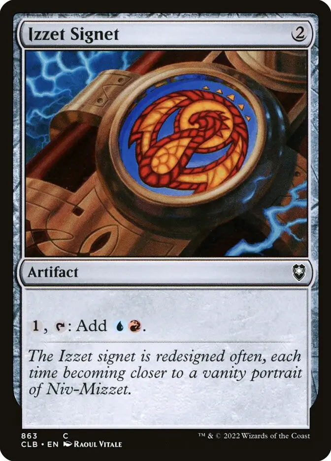 Izzet Signet • Artifact (Commander Legends: Battle for Baldur's Gate ...