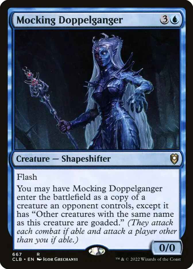 Mocking Doppelganger • Creature — Shapeshifter (Commander Legends ...