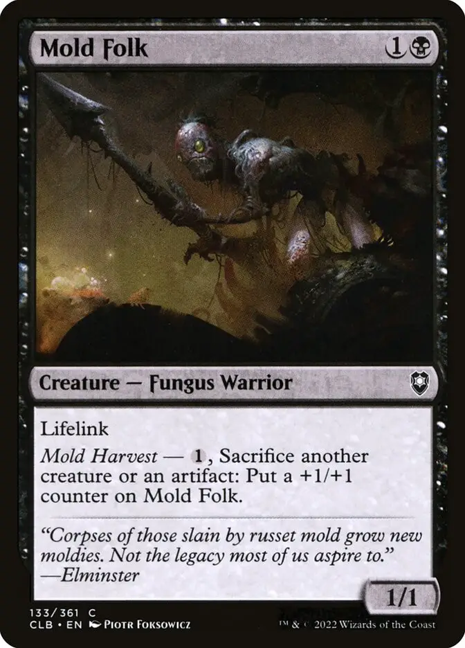Mold Folk • Creature — Fungus Warrior (Commander Legends: Battle for ...