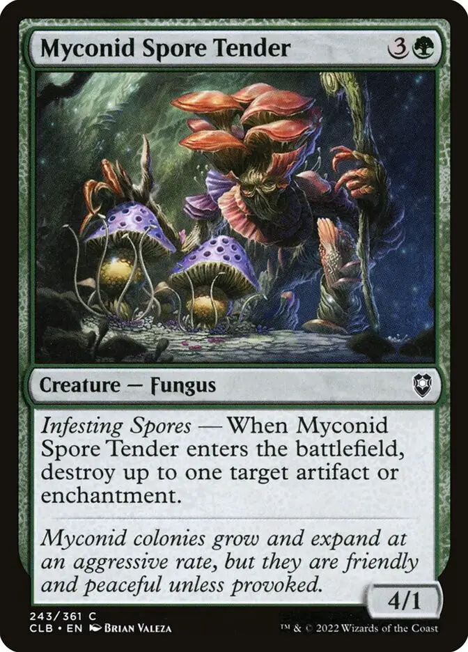 Myconid Spore Tender • Creature — Fungus (Commander Legends: Battle for ...