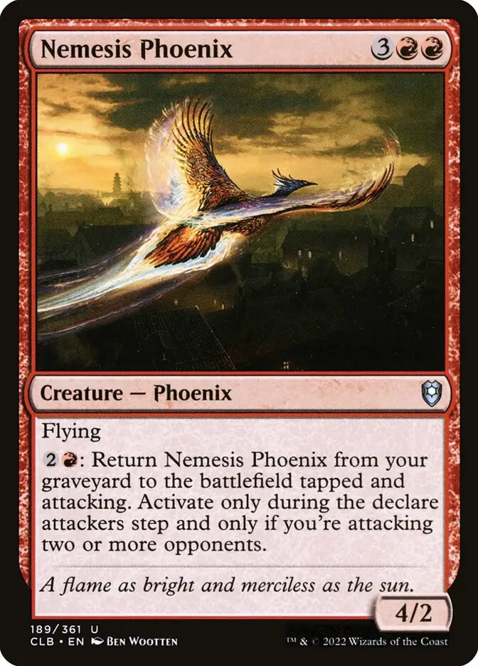 Nemesis Phoenix • Creature — Phoenix (Commander Legends: Battle for ...