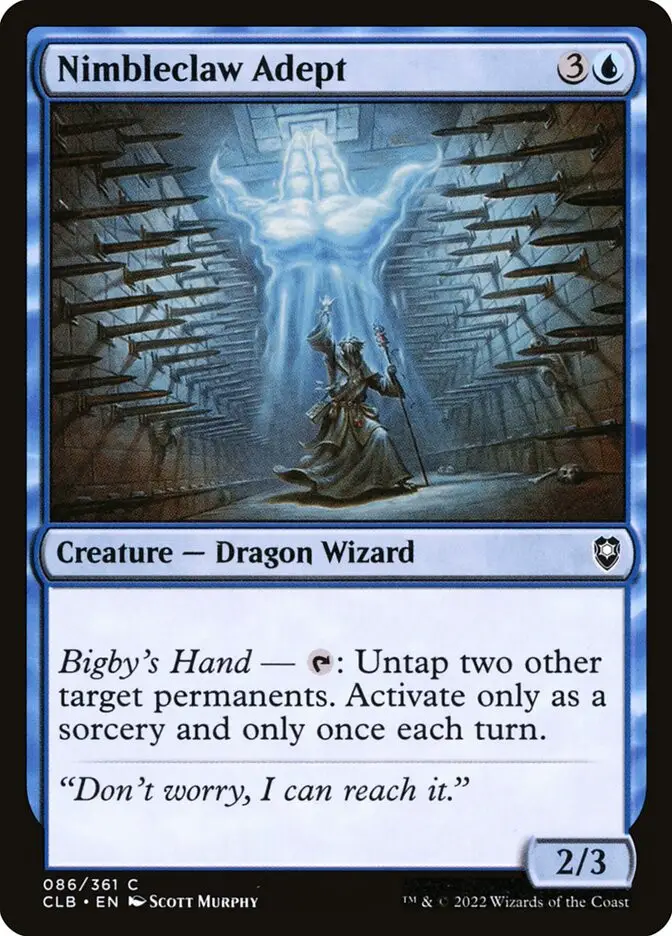 Nimbleclaw Adept • Creature — Dragon Wizard (Commander Legends: Battle ...