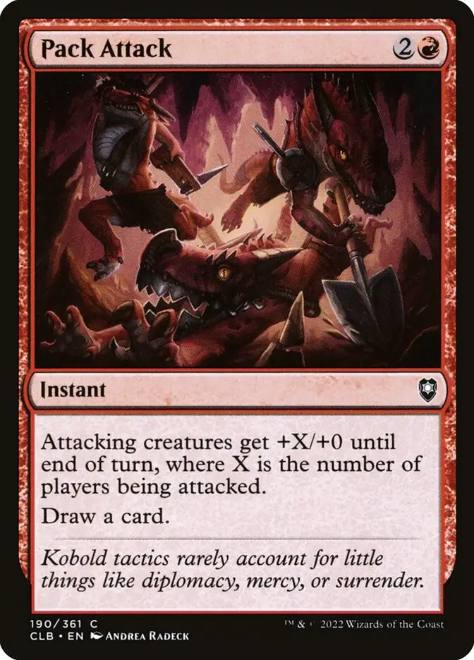 Pack Attack • Instant (Commander Legends: Battle for Baldur's Gate ...