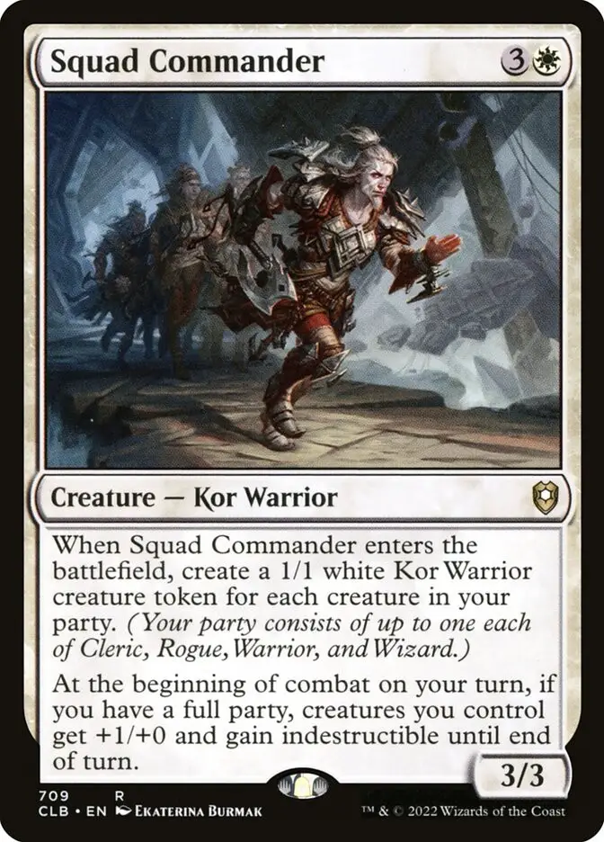 Squad Commander • Creature — Kor Warrior (Commander Legends: Battle for ...