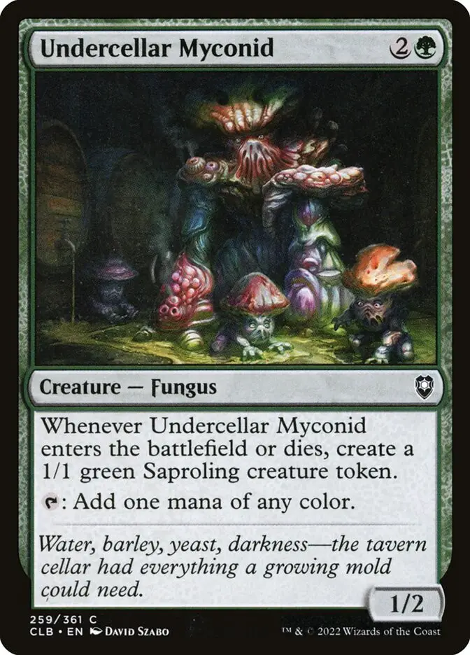 Undercellar Myconid • Creature — Fungus (Commander Legends: Battle for ...