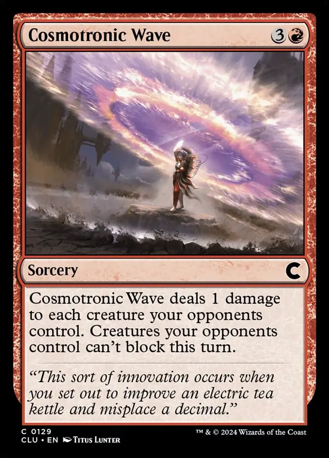 Cosmotronic Wave • Sorcery (Ravnica: Clue Edition) - MTG Assist