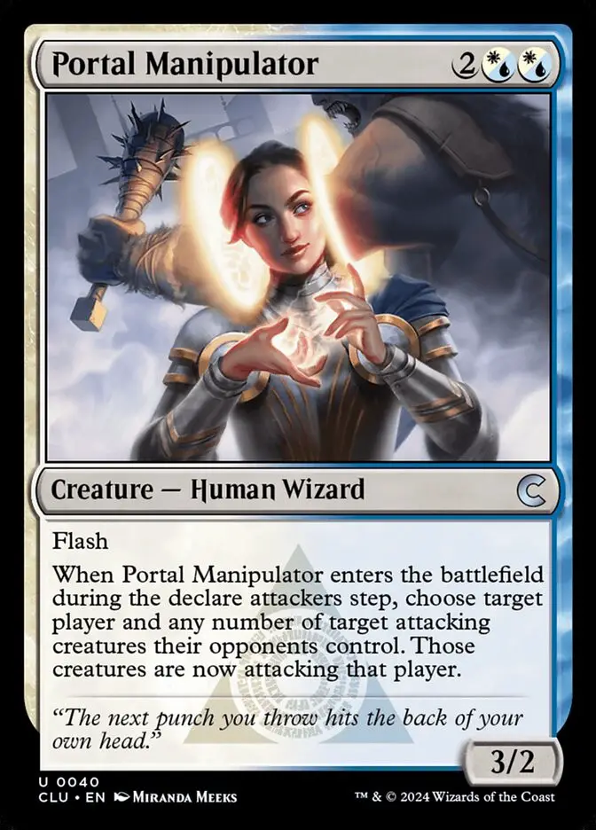 Portal Manipulator • Creature — Human Wizard (Ravnica: Clue Edition ...