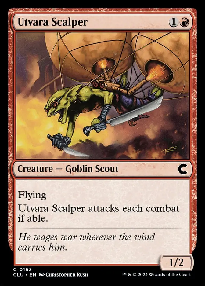 Utvara Scalper • Creature — Goblin Scout (Ravnica: Clue Edition) - MTG ...