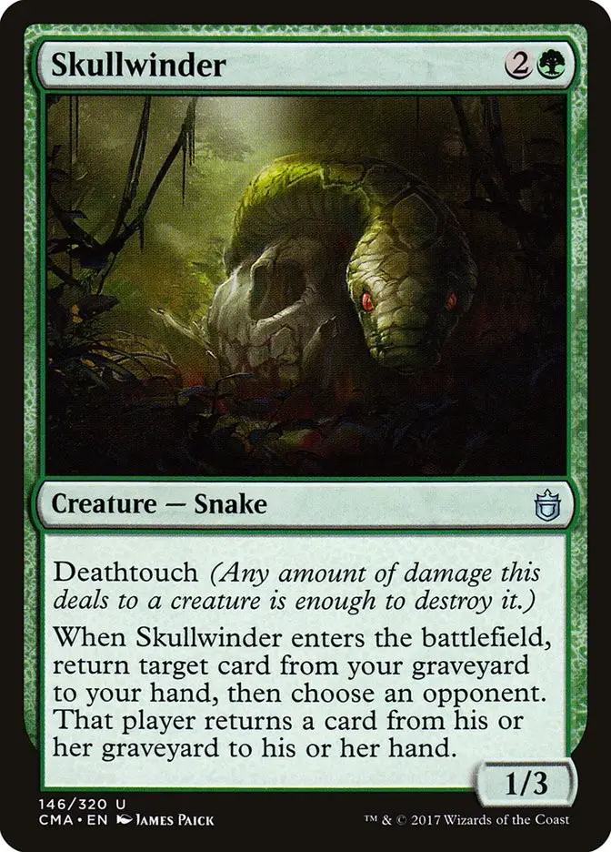 Skullwinder • Creature — Snake (Commander Anthology) - MTG Assist