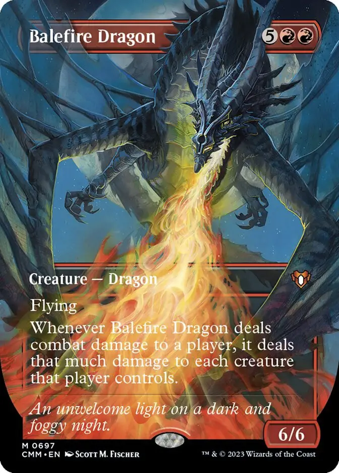 Balefire Dragon • Creature — Dragon (Commander Masters) - MTG Assist