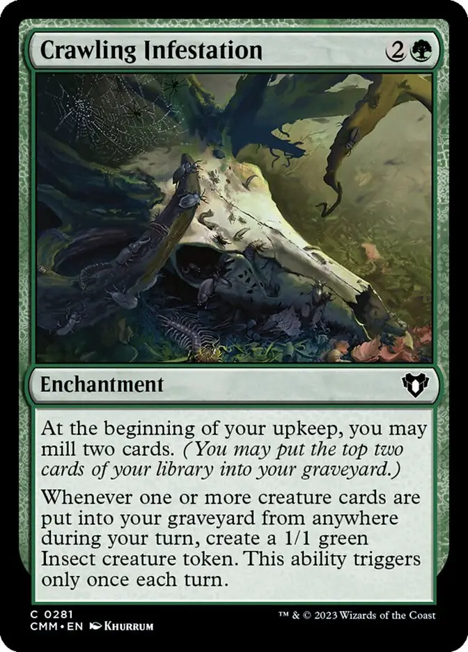 Crawling Infestation • Enchantment (Commander Masters) - MTG Assist