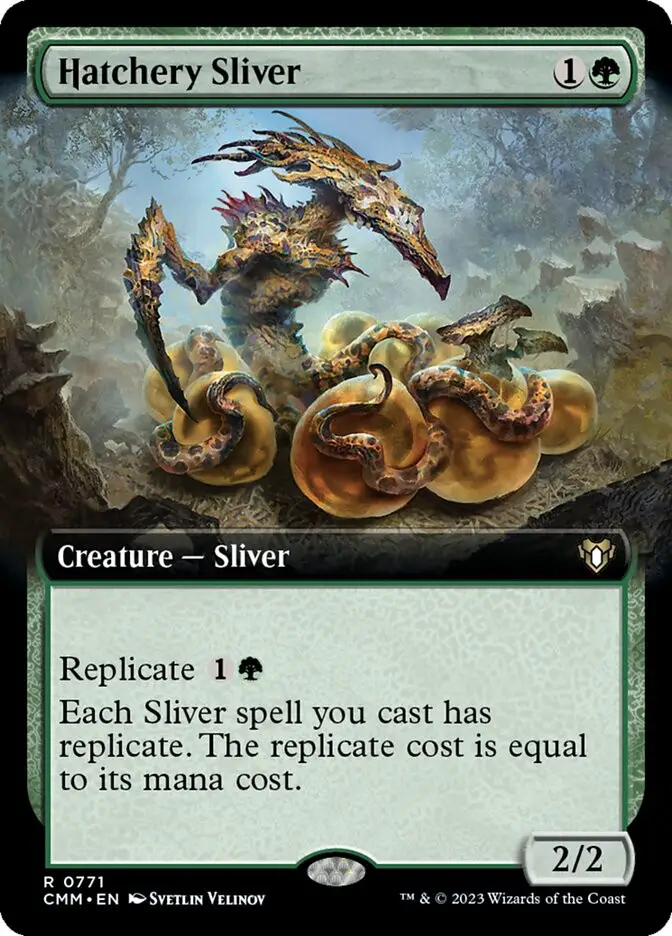 Hatchery Sliver • Creature — Sliver (Commander Masters) - MTG Assist